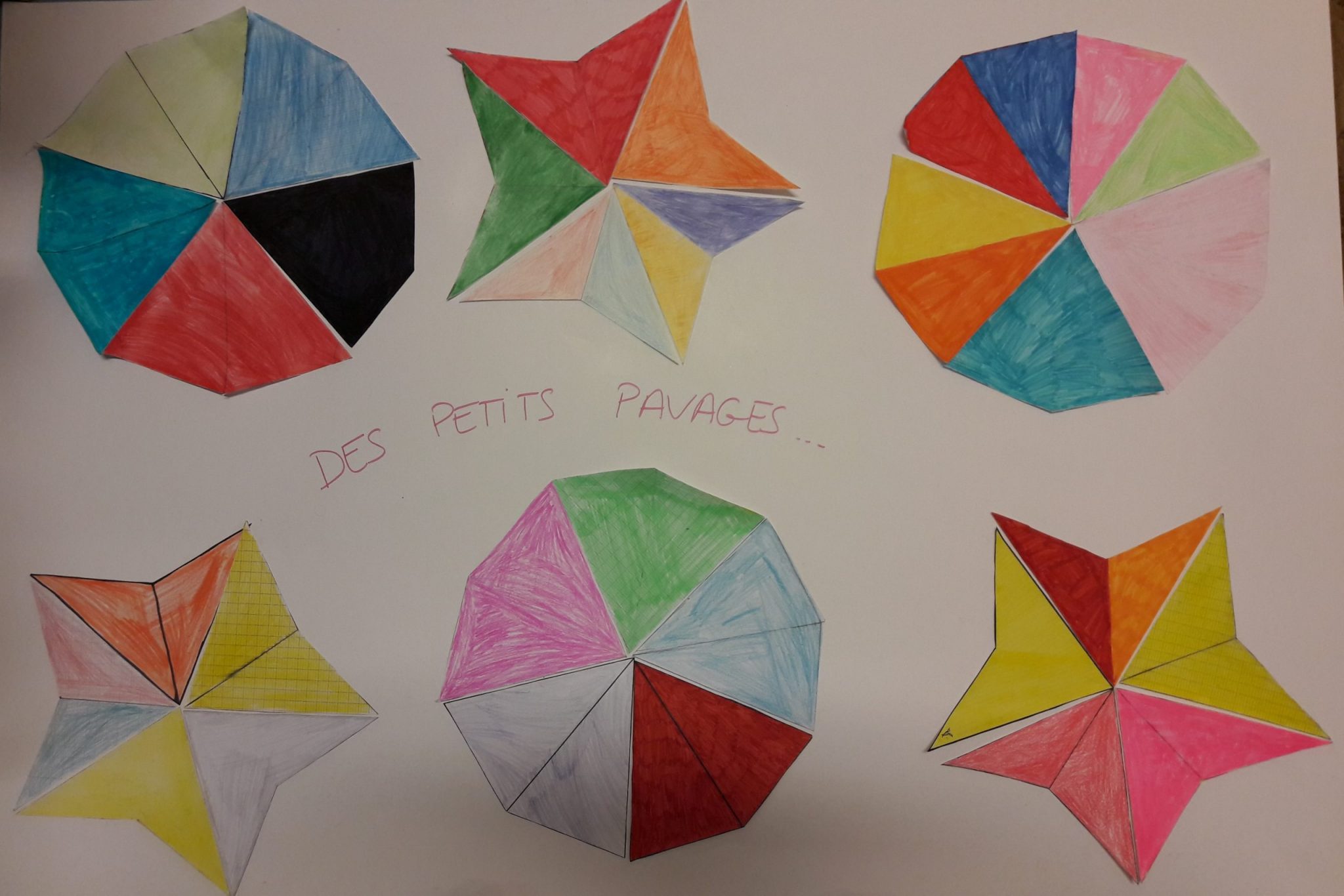 Les élèves de PEV créent des pavages de Penrose ! – à vos maths, prêt ...